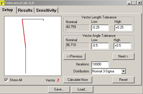 ToleranceCalc - 1D/2D Tolerance Stackup Analysis Made Easy